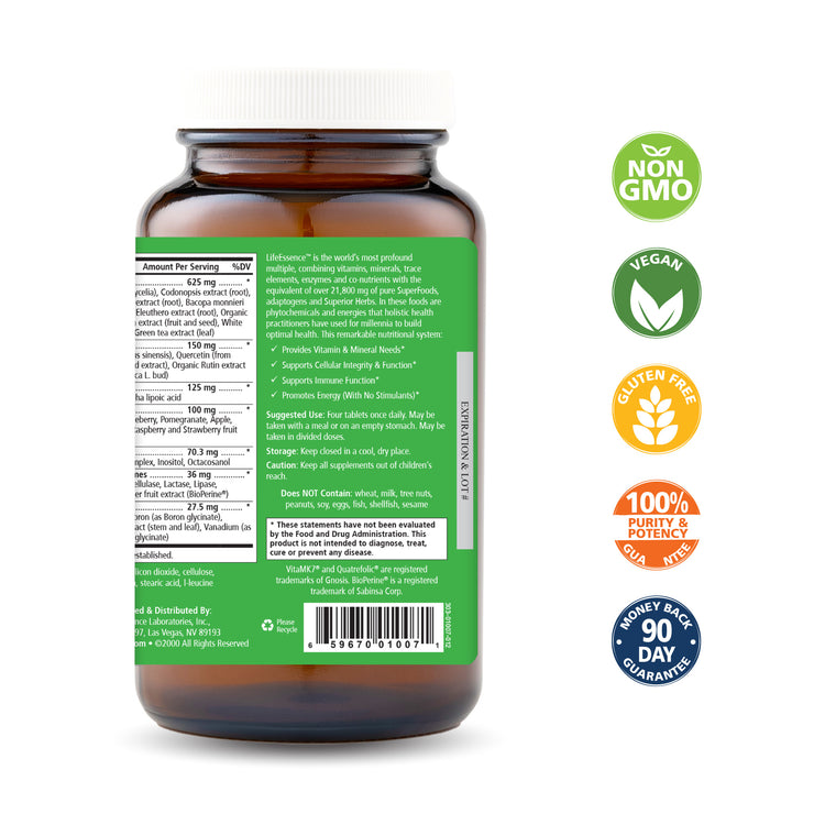 LifeEssence™ - Natural Multivitamin w/ Superfoods, Herbs and Minerals ...