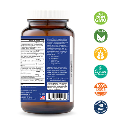 LifeEssence™ Men - Complete Nutritional Multivitamin Supplement – Pure ...