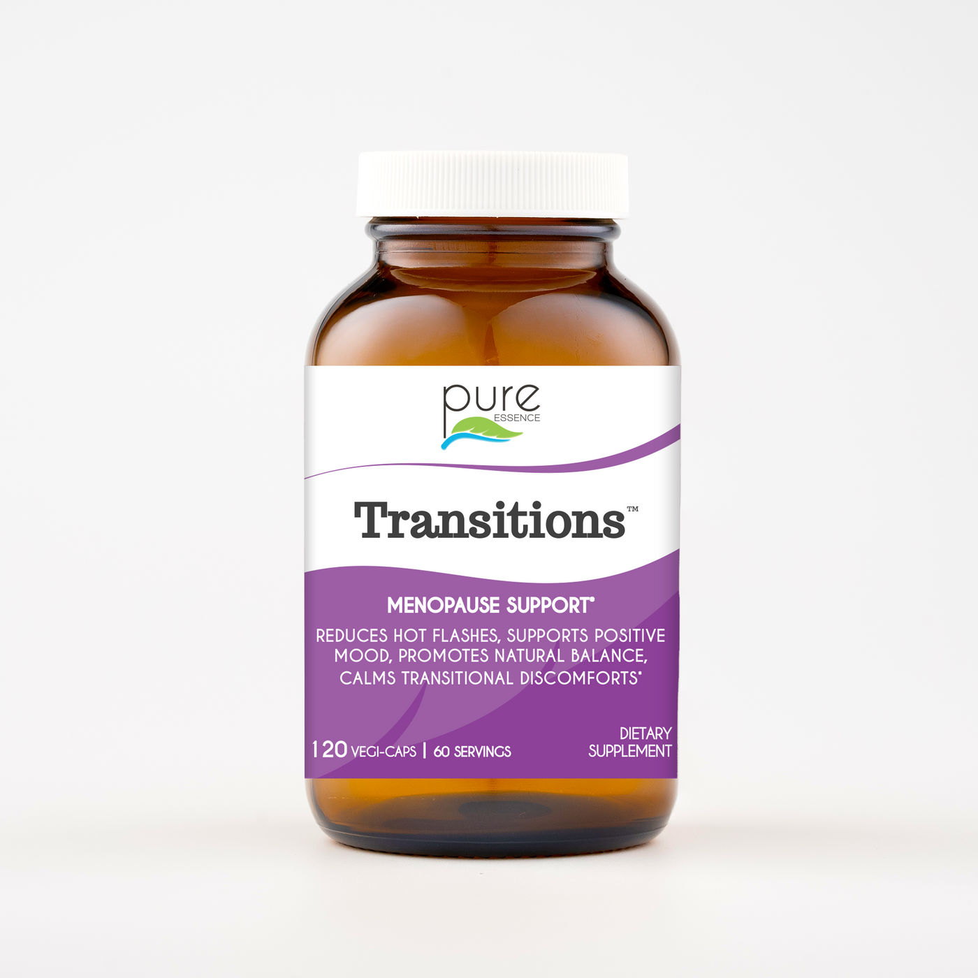 Transitions™ - Herbal Menopause Supplement for Hot Flashes – Pure ...