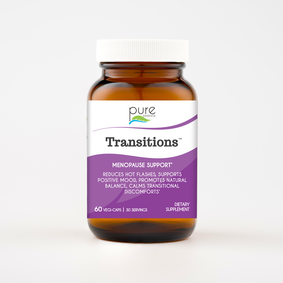 Transitions™ - Herbal Menopause Supplement for Hot Flashes – Pure ...