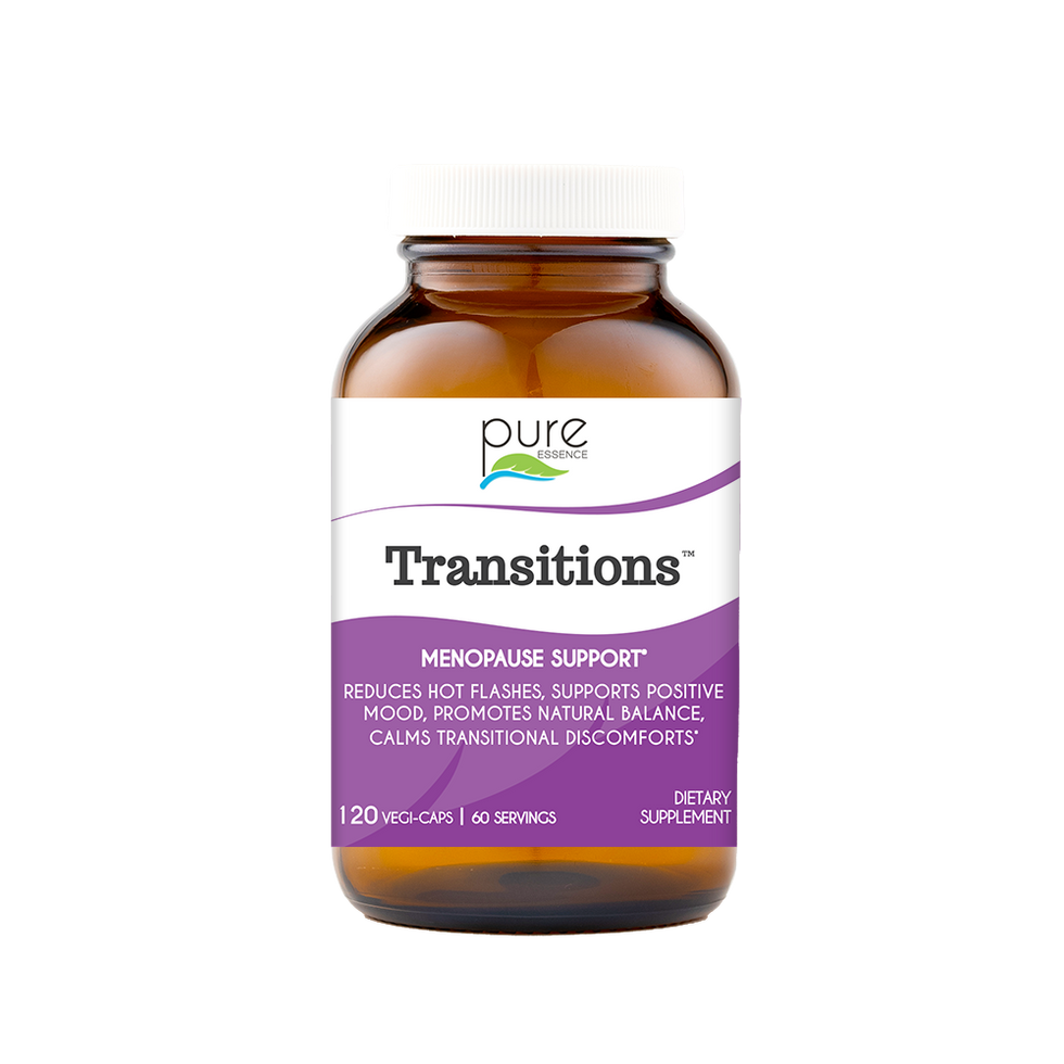 Transitions™ - Herbal Menopause Supplement for Hot Flashes – Pure ...