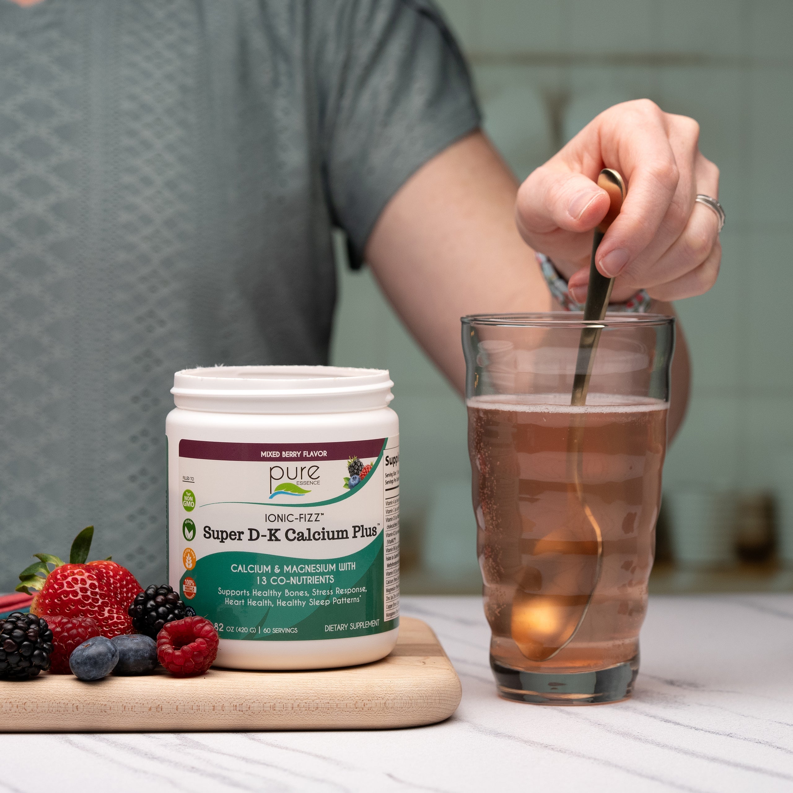 Ionic-Fizz™ Super D-K Calcium Plus™ - Extra Bone Care Supplement – Pure ...