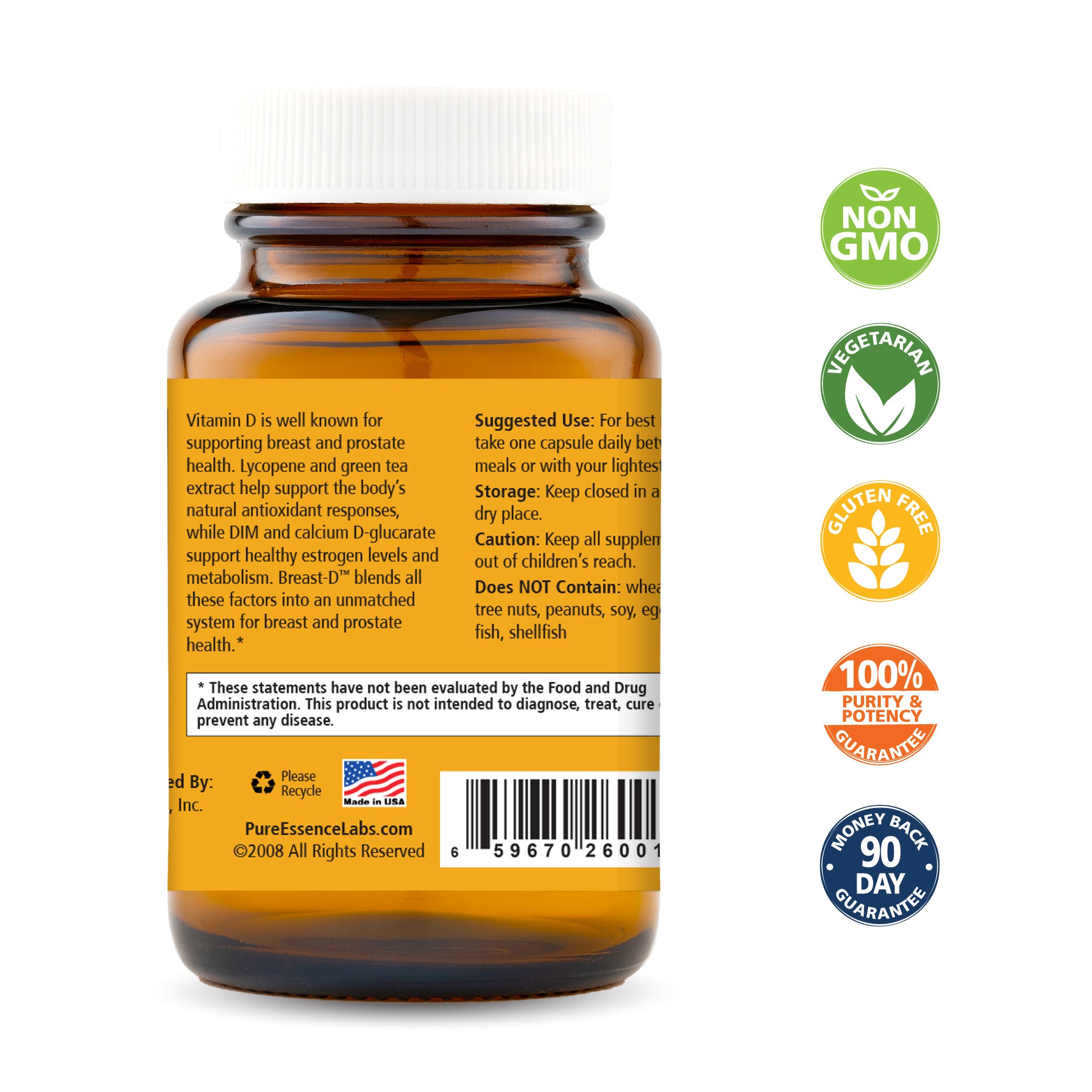 Breast-D™ | Natural Estrogen Balance Supplement – Pure Essence Labs