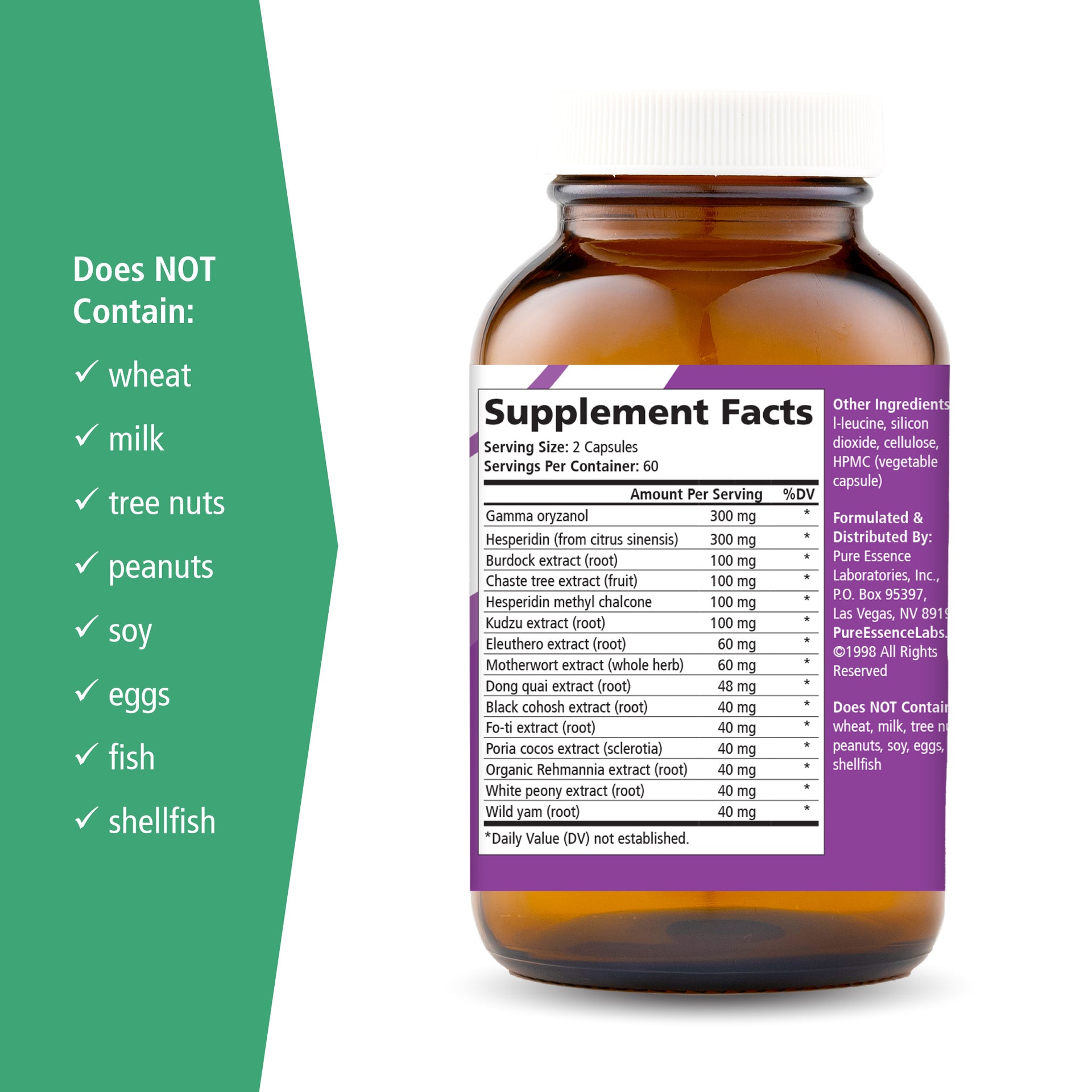 Transitions™ - Herbal Menopause Supplement for Hot Flashes – Pure ...