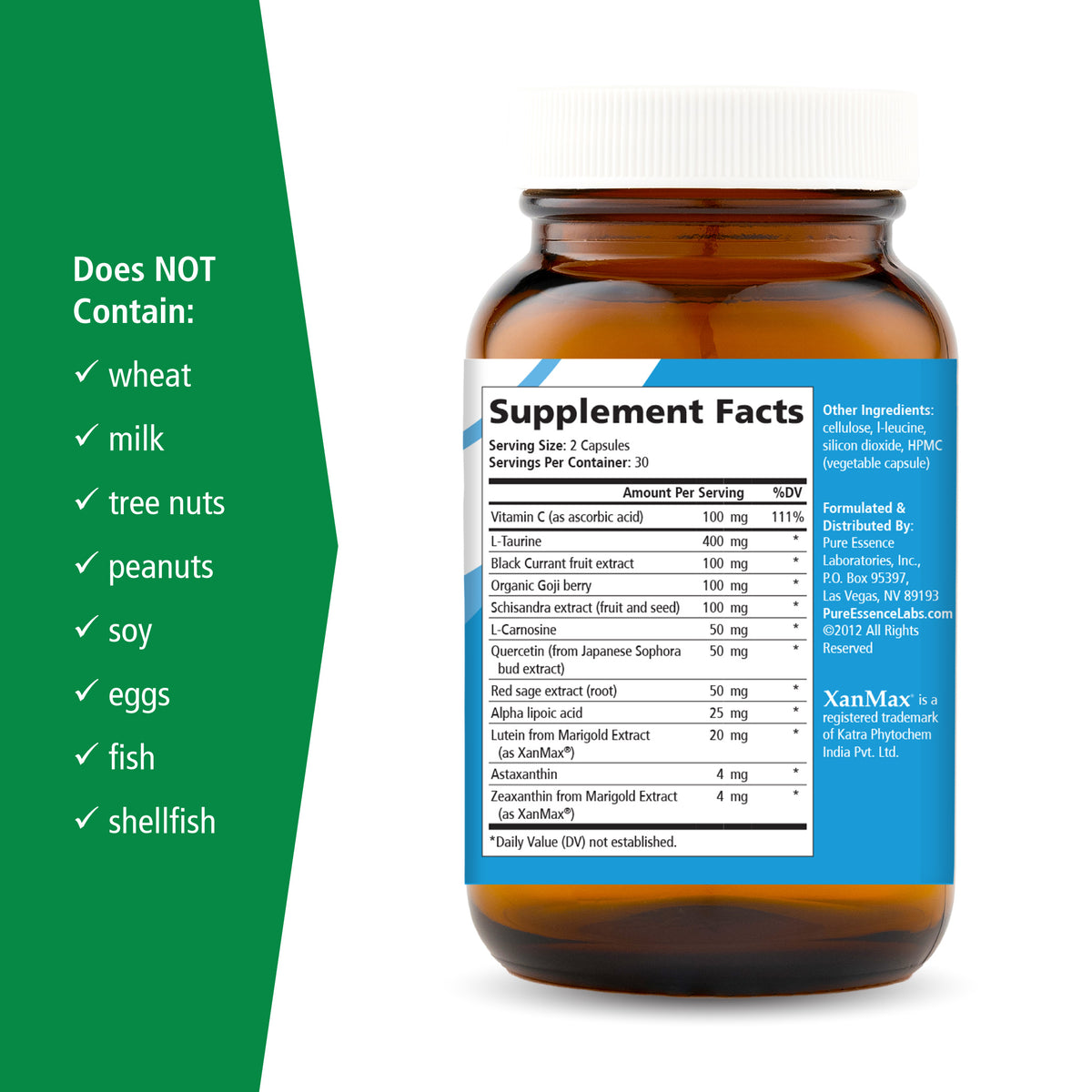 VisionEssence™ - Natural Eye Support Supplement – Pure Essence Labs